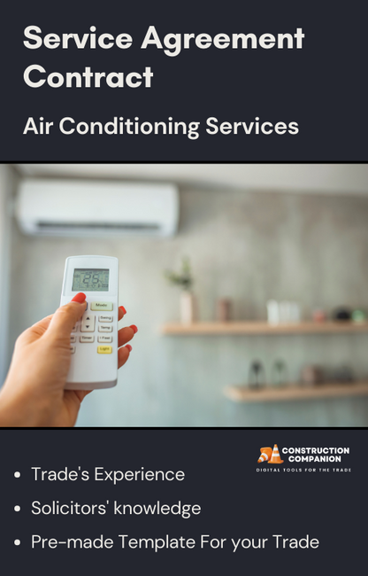 Contract Template : Hvac services with trade written terms and ...