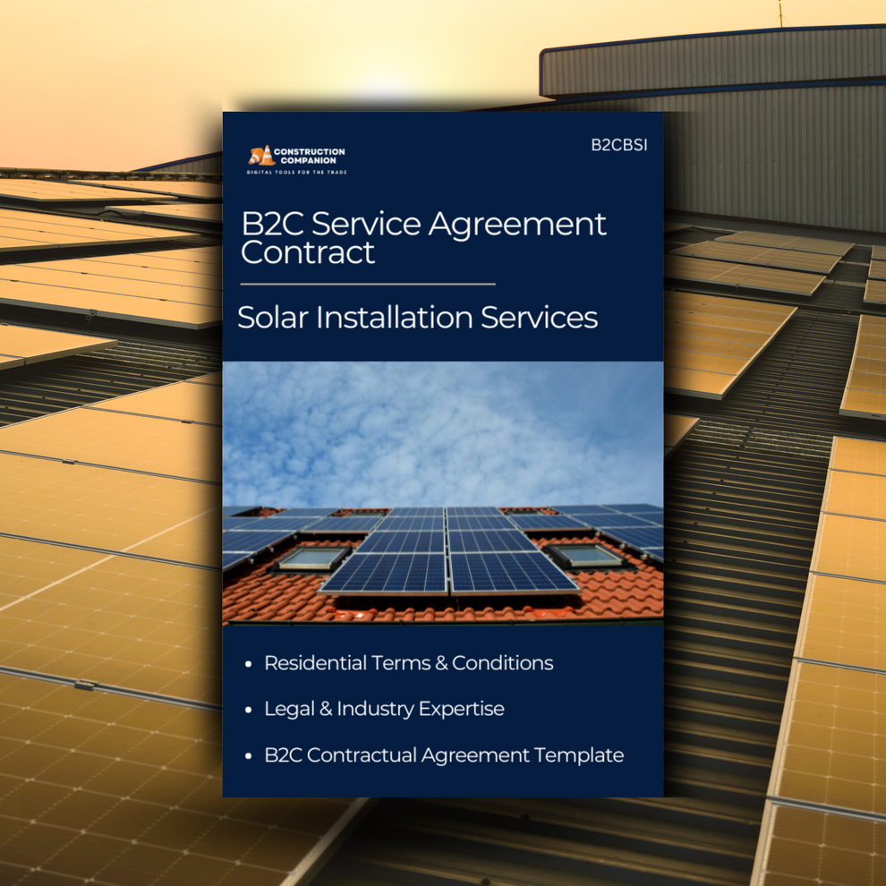 Solar Panel Installation Contract Template – Construction Companion