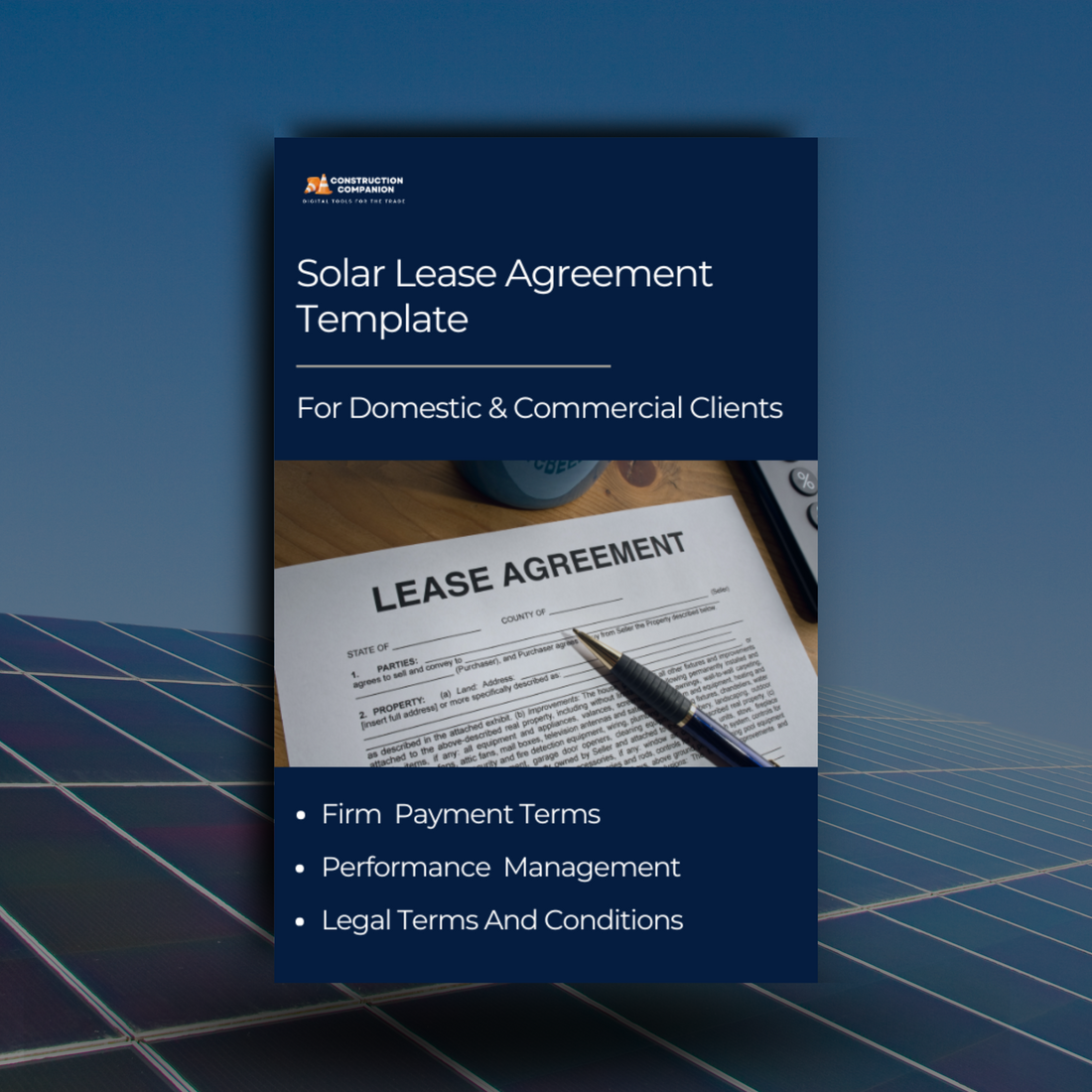 B2B Solar Installation Contract Template – Construction Companion
