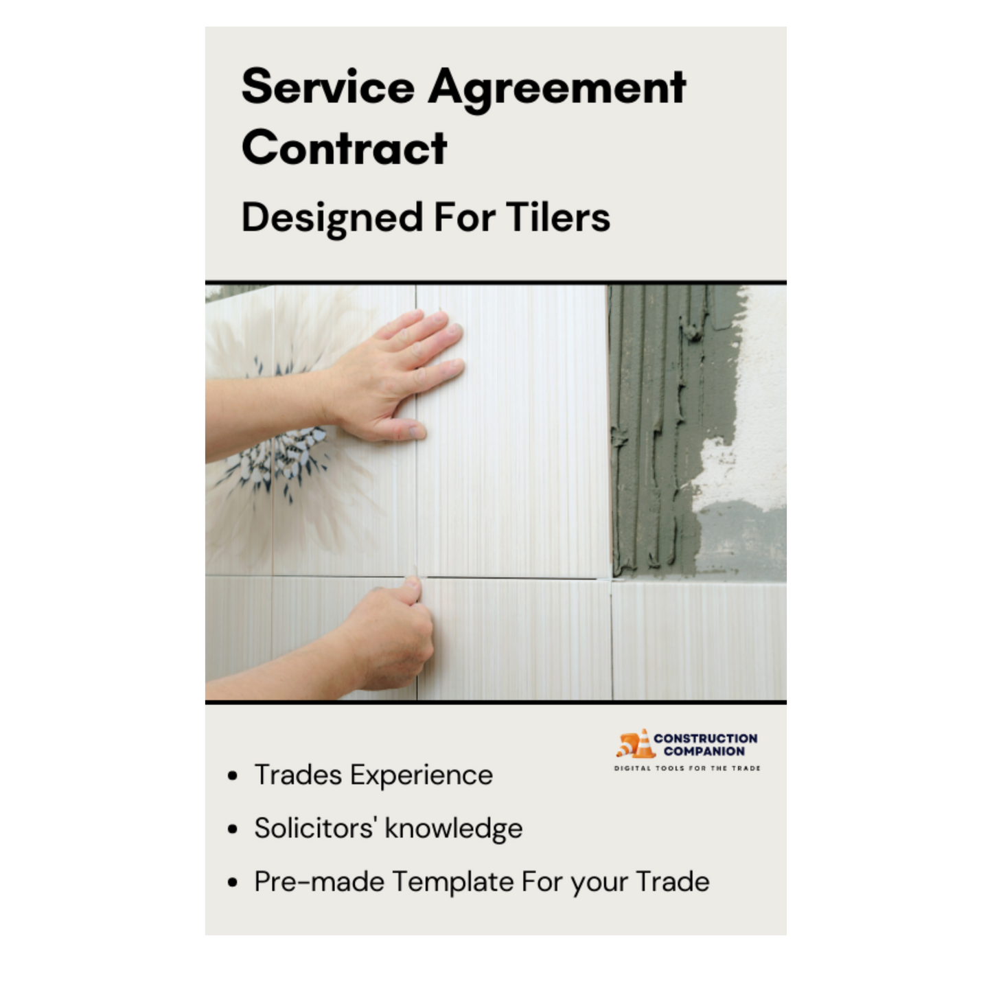 Service Agreement Contract : A Template Designed for Tilers ...