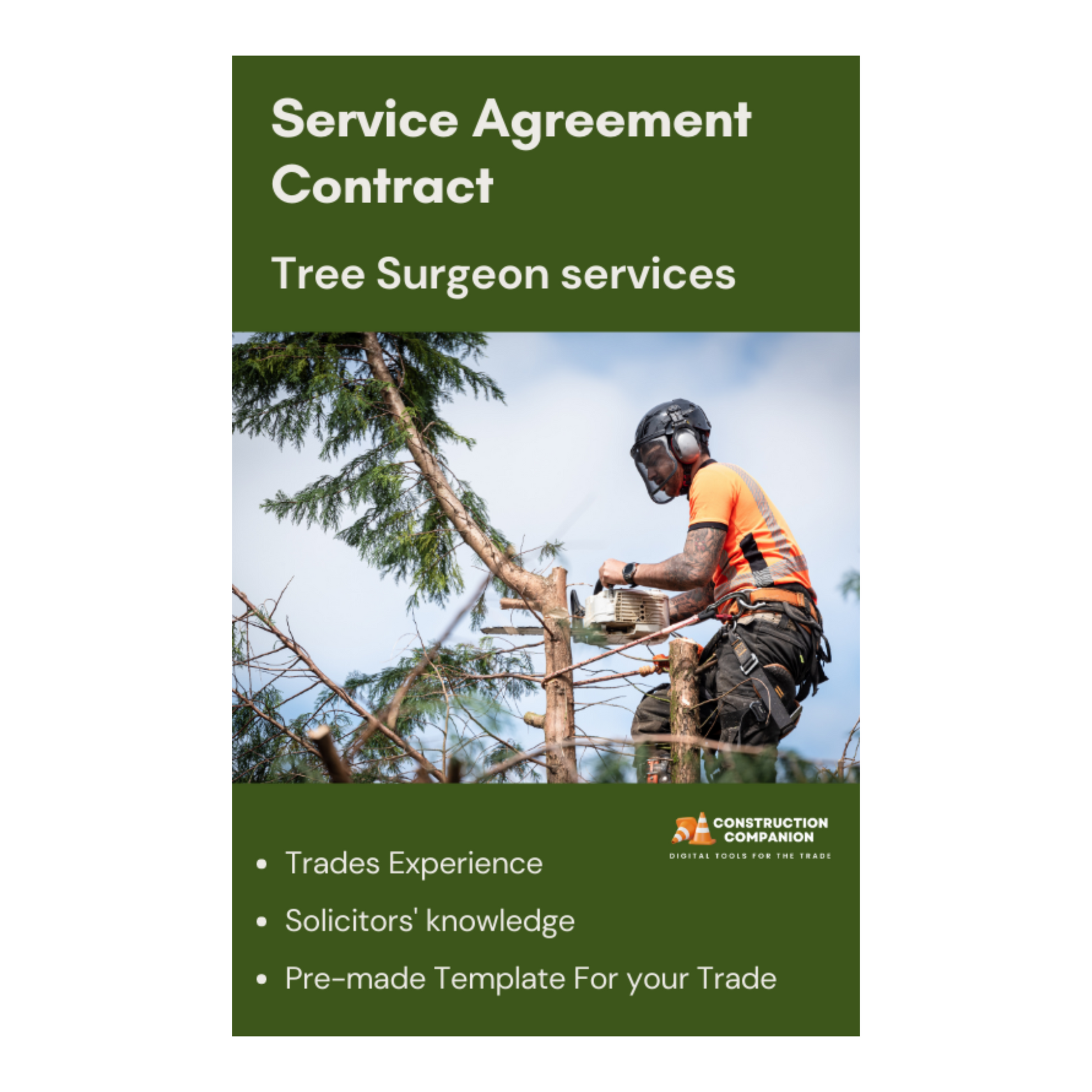 Service Agreement contract : A Template for Tree Surgeon services ...