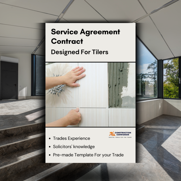 Service Agreement Contract : A Template Designed for Tilers ...